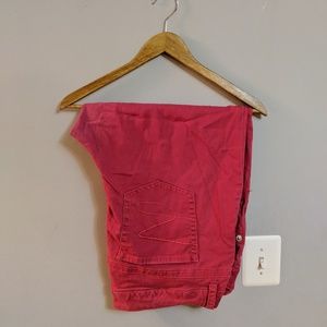 Seven7 | Jeans | Hot Pink Cropped Jeans | Poshmark